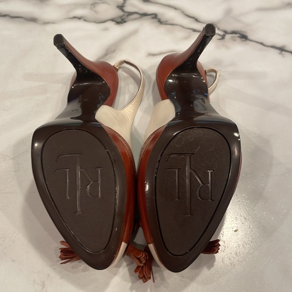 Ralph Lauren | Shoes | New Sz 75 Ralph Lauren Spectator Slingback ...